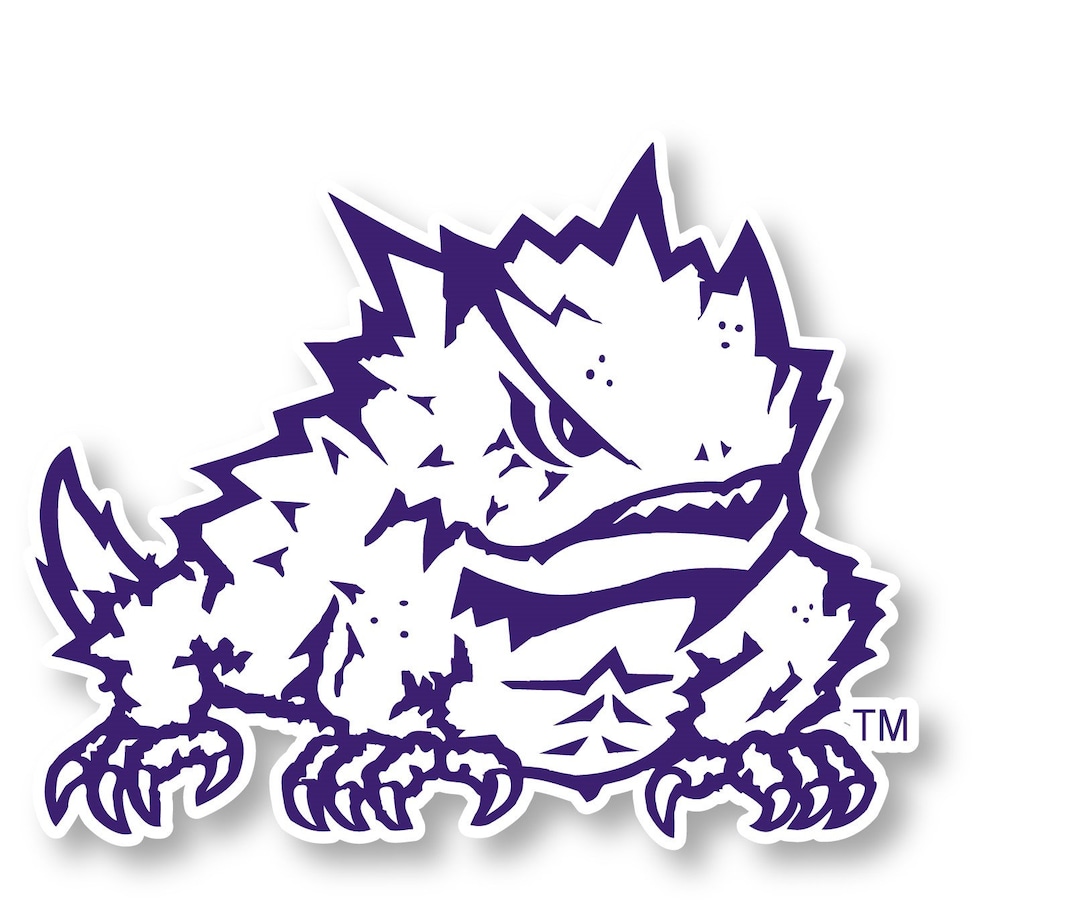 Texas Christian University Vinyl Mascot Decal Sticker Officially ...