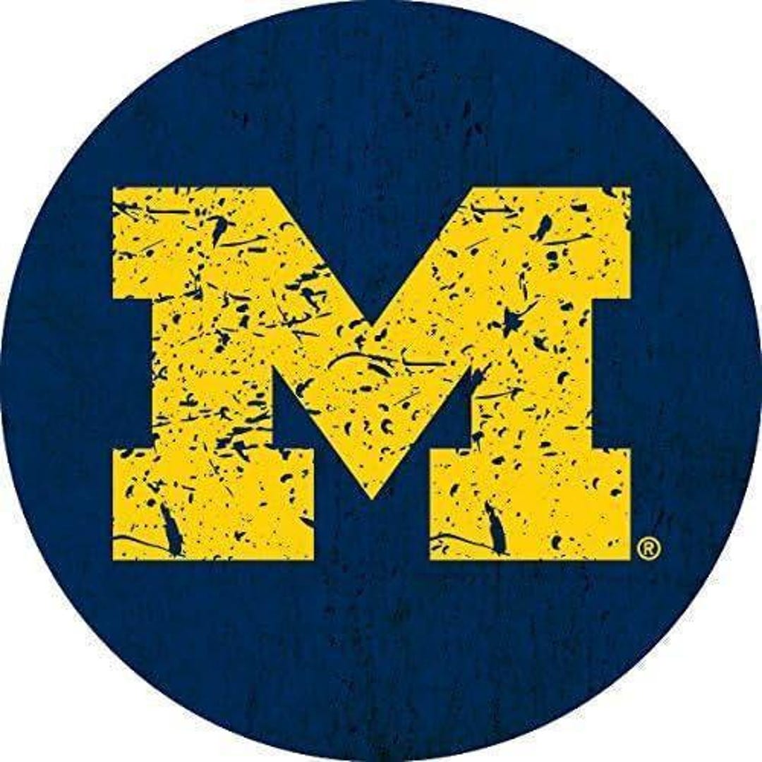 Michigan Wolverines 4 Inch Round Magnet Officially Licensed - Etsy