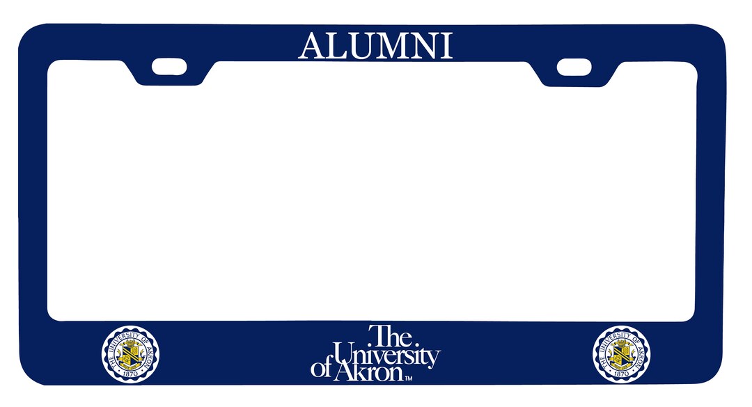 Akron Zips College Alumni Metal License Plate Frame Officially Licensed ...