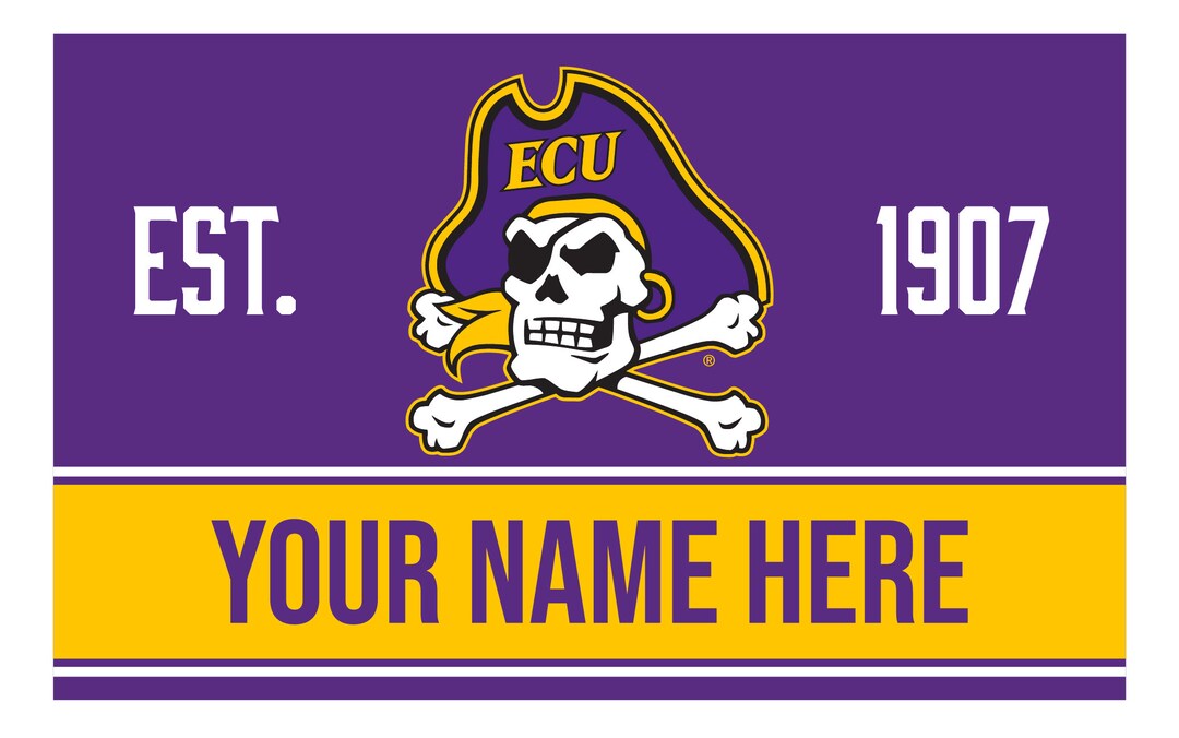 East Carolina Pirates Wood Sign With Frame - Customizable - Etsy