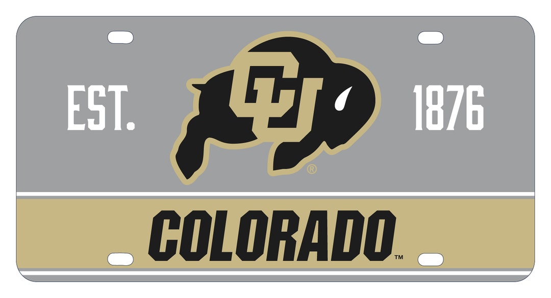 Colorado Buffaloes License Plate - Multiple Sizes Available - Etsy