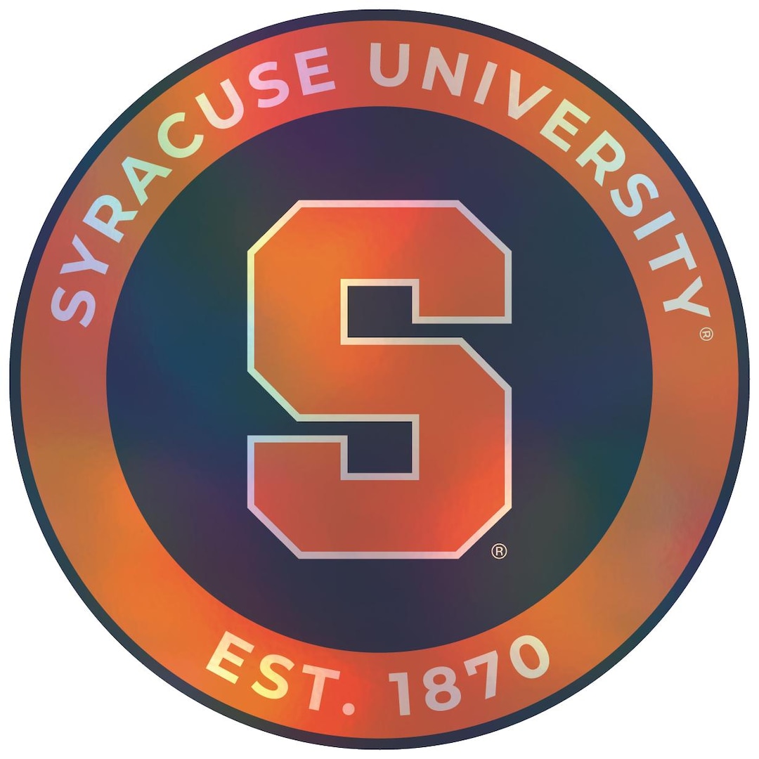 Syracuse Orange Holographic Vinyl Decal Sticker Officially Licensed - Etsy