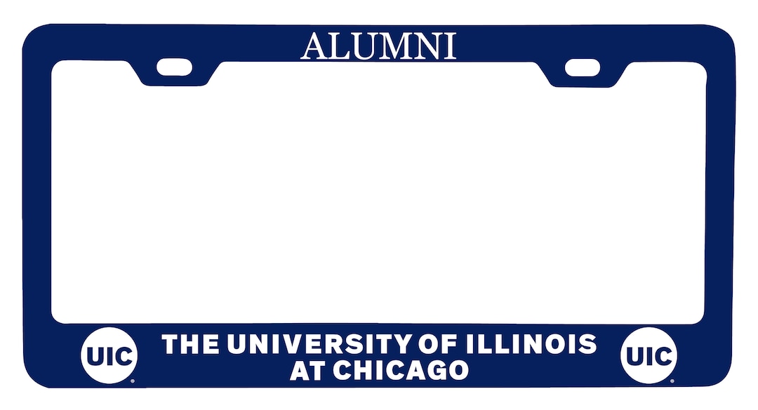 University of Illinois at Chicago College Alumni Metal License Plate ...