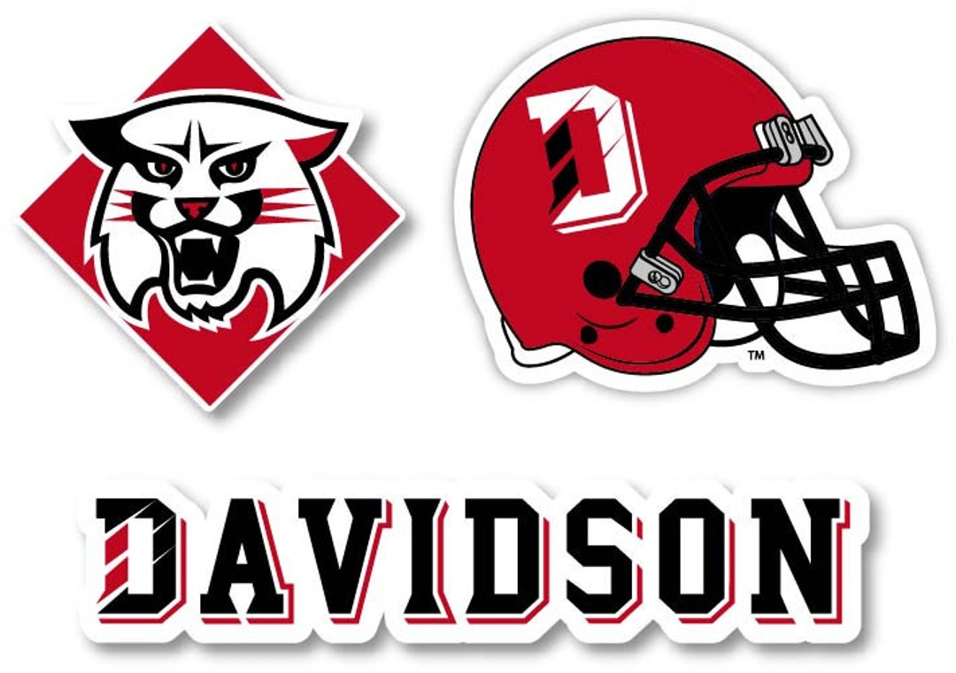 Davidson College Set of 3 Stickers - 4 Inches Each - Etsy