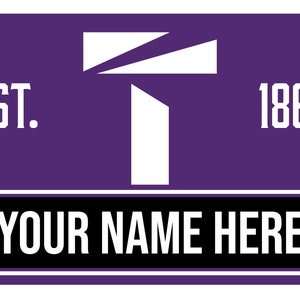 Personalized Customizable Truman State University Wood Sign With Frame ...