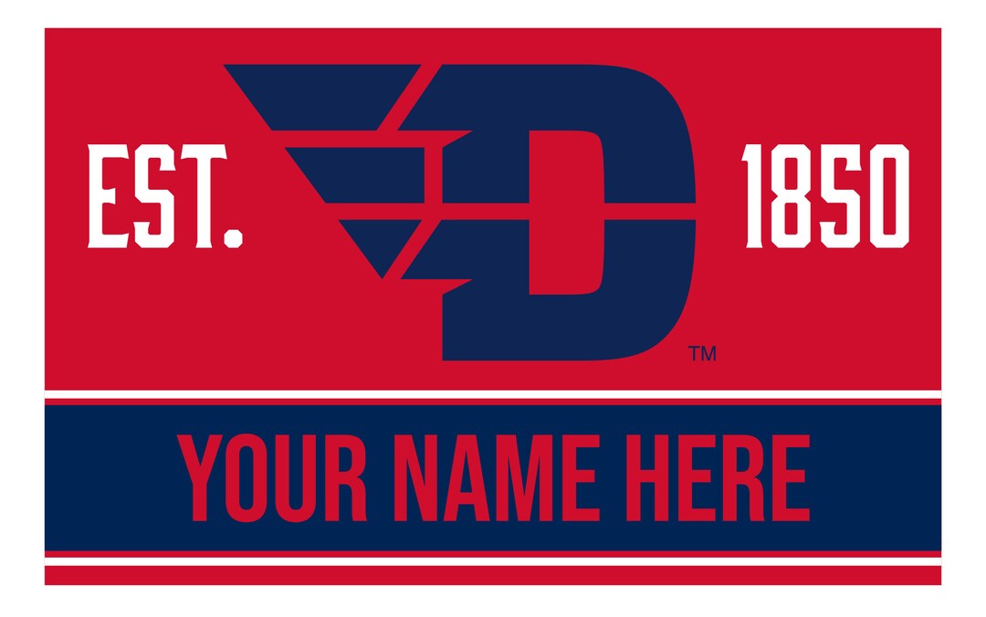 Dayton Flyers Wood Sign With Frame - Customizable - Etsy