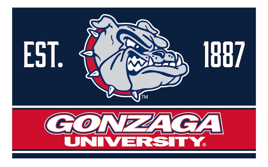 R and R Imports Gonzaga Bulldogs Wood Sign With Frame - Etsy