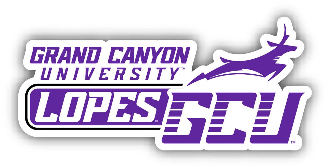 Grand Canyon University Lopes 4 Inch Wide Colorful Vinyl Decal Sticker ...