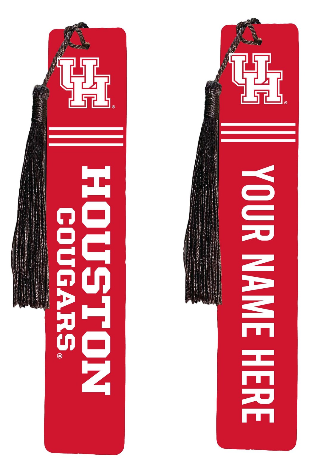 University of Houston Personalized Wooden Bookmark With Tassel ...