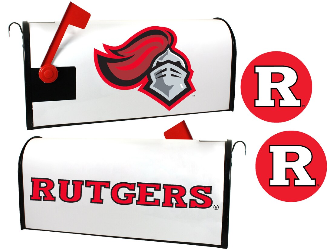 Rutgers Scarlet Knights Magnetic Mailbox Cover & Sticker Set Officially ...