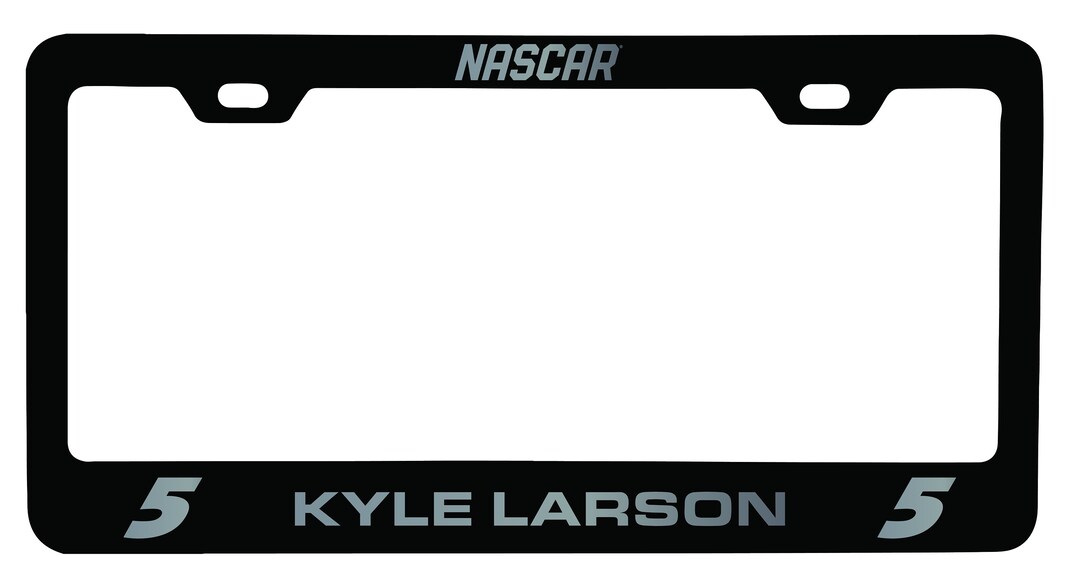 Kyle Larson 5 Nascar Etched License Plate Frame Black New for 2021 - Etsy