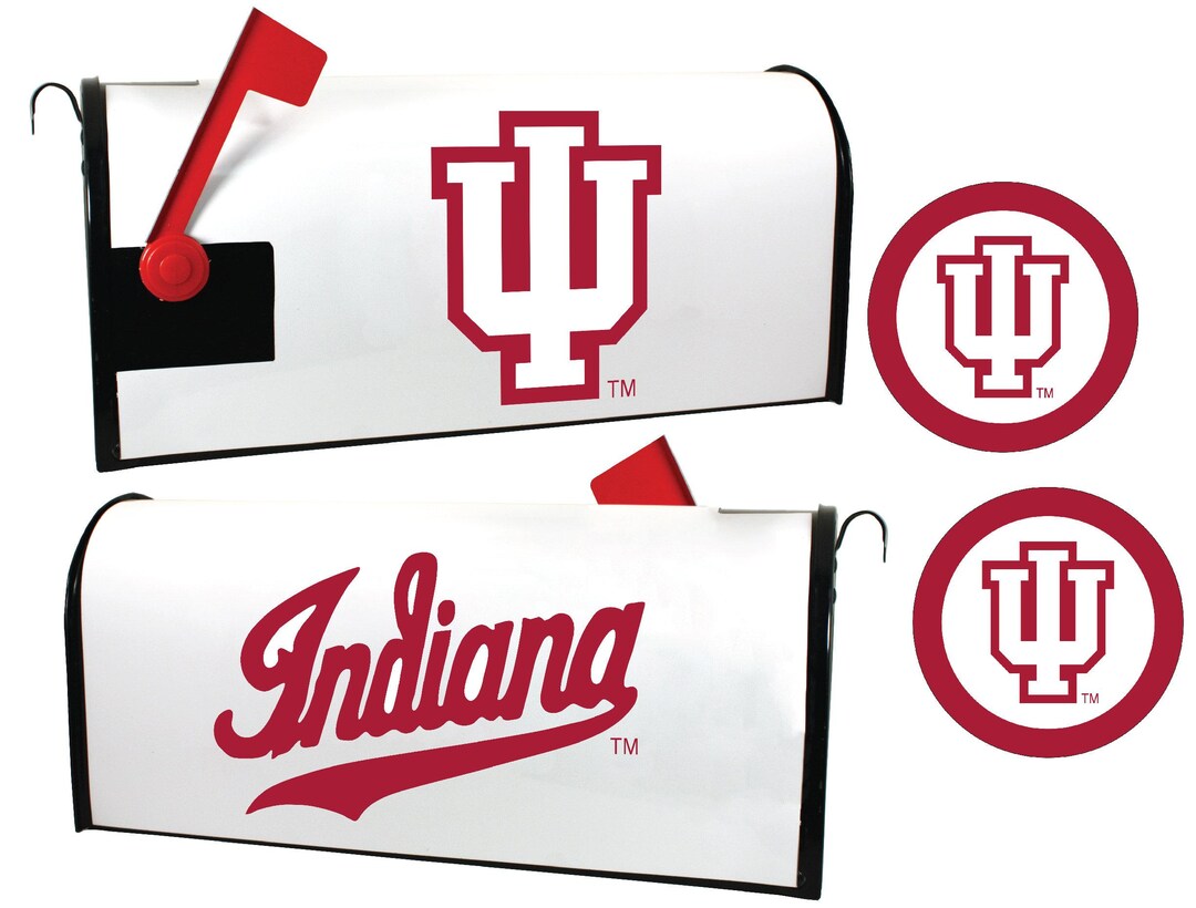 Indiana Hoosiers Magnetic Mailbox Cover & Sticker Set Officially ...