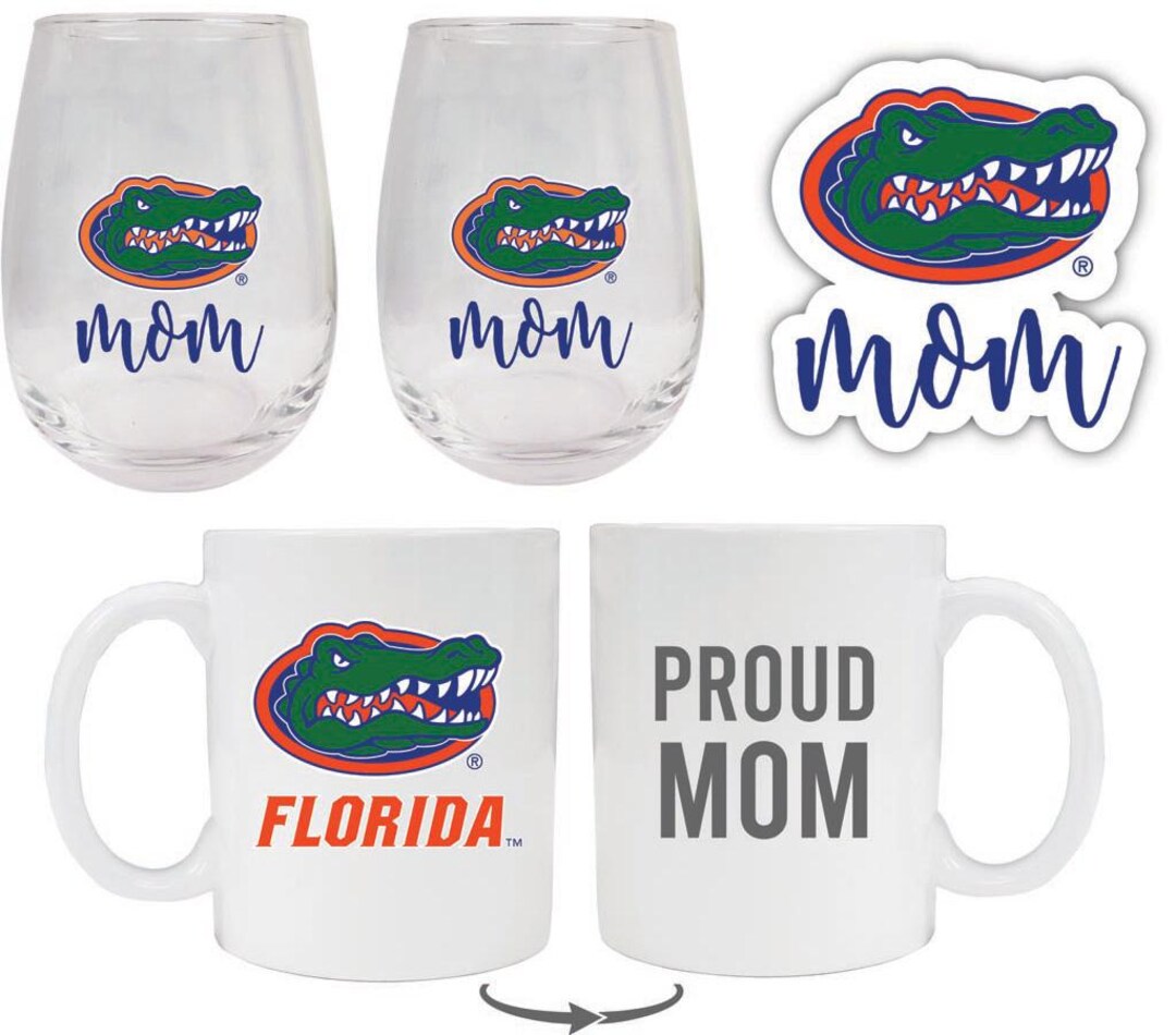 Florida Gators Collegiate Mom Gift Set - Decal, Coffee Mug, Stemless ...