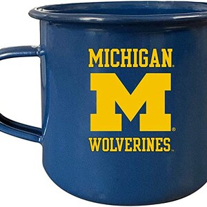 Michigan Wolverines Tin Camper Coffee Mug - Etsy