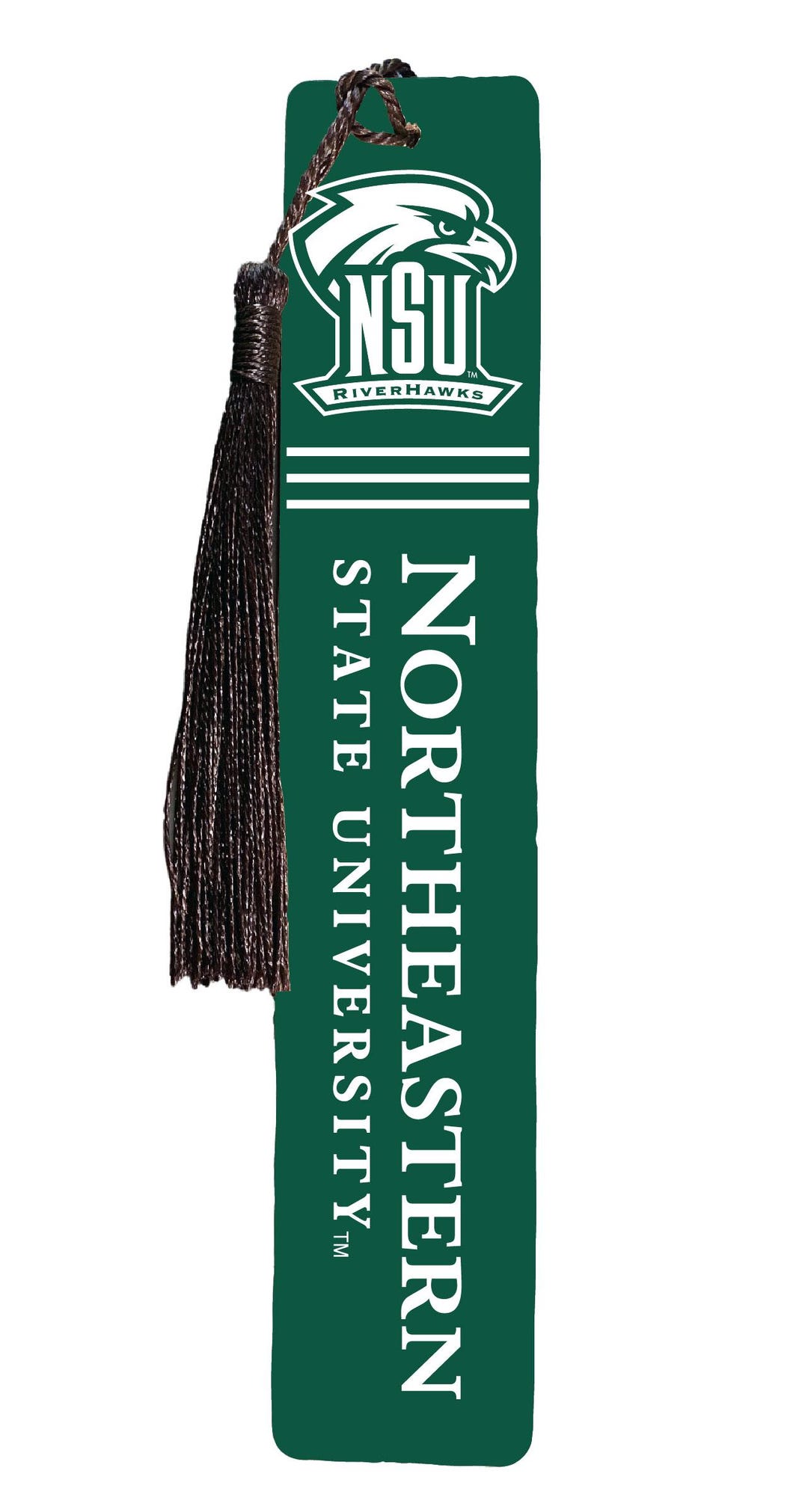Northeastern State University Riverhawks Wooden Bookmark With Tassel ...
