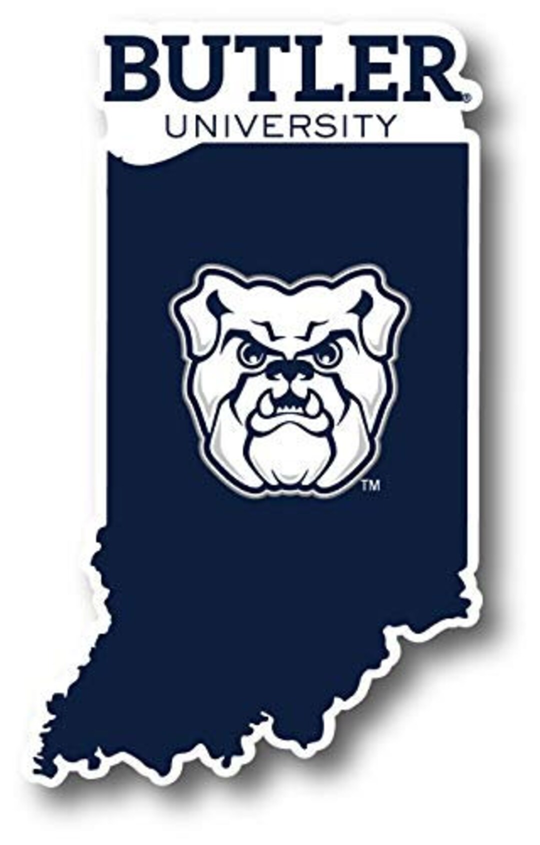 Butler Bulldogs 4 Inch State Shape - Sticker / Magnet Choice - Etsy