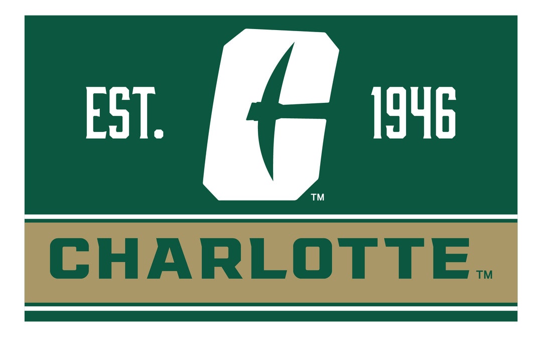 North Carolina Charlotte Forty-niners Wood Sign With Frame Officially ...