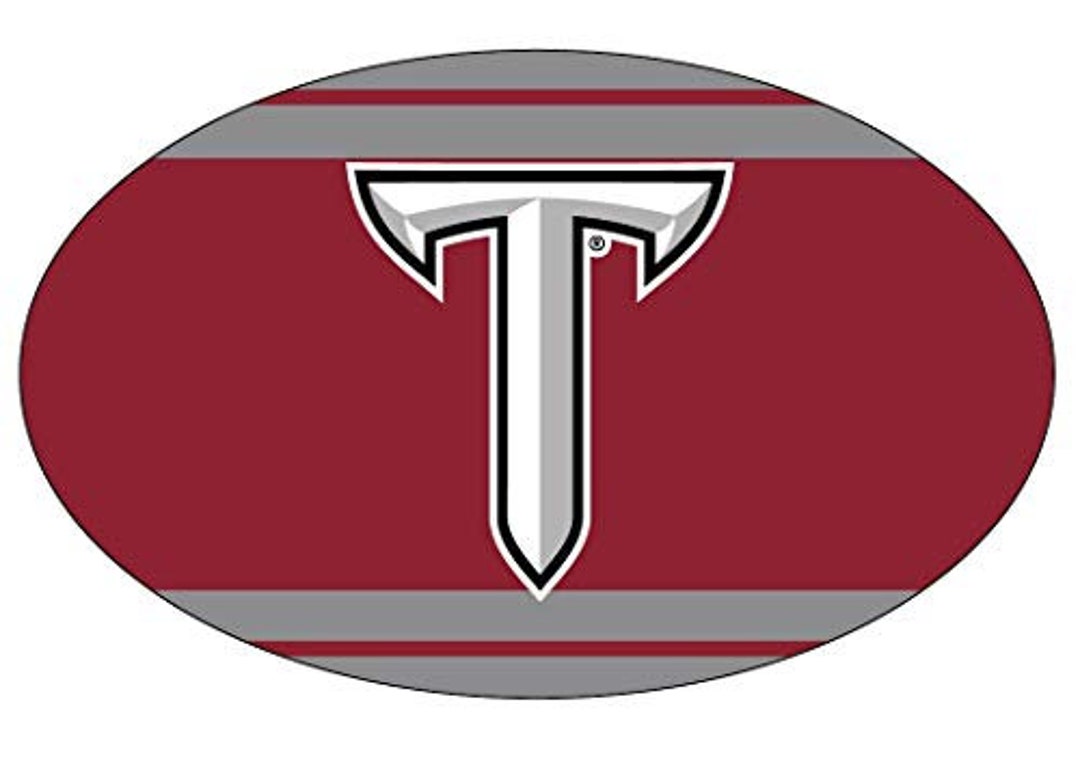 Troy University Trojans Oval Sticker Decal Officially Licensed - Etsy
