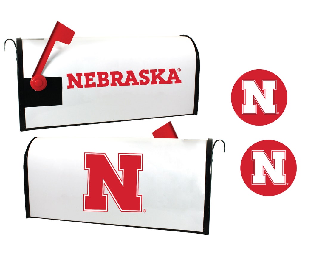 Nebraska Cornhuskers Magnetic Mailbox Cover & Sticker Set Officially ...