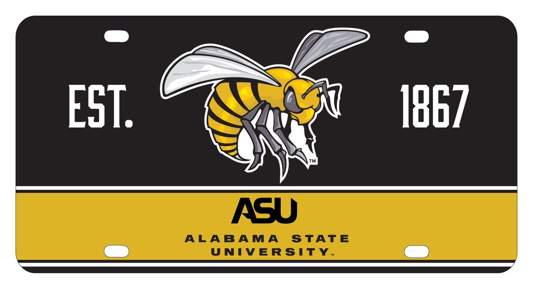 Alabama State University License Plate - Multiple Sizes Available - Etsy