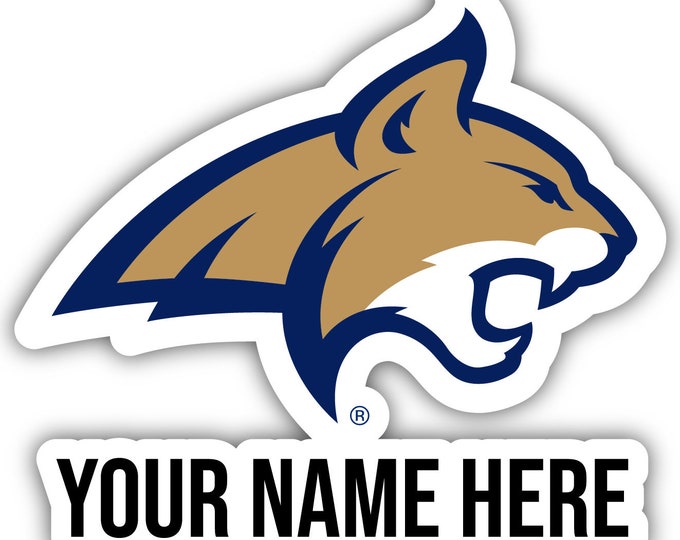 Montana State University Bobcats Christmas Ornament Round Metal ...