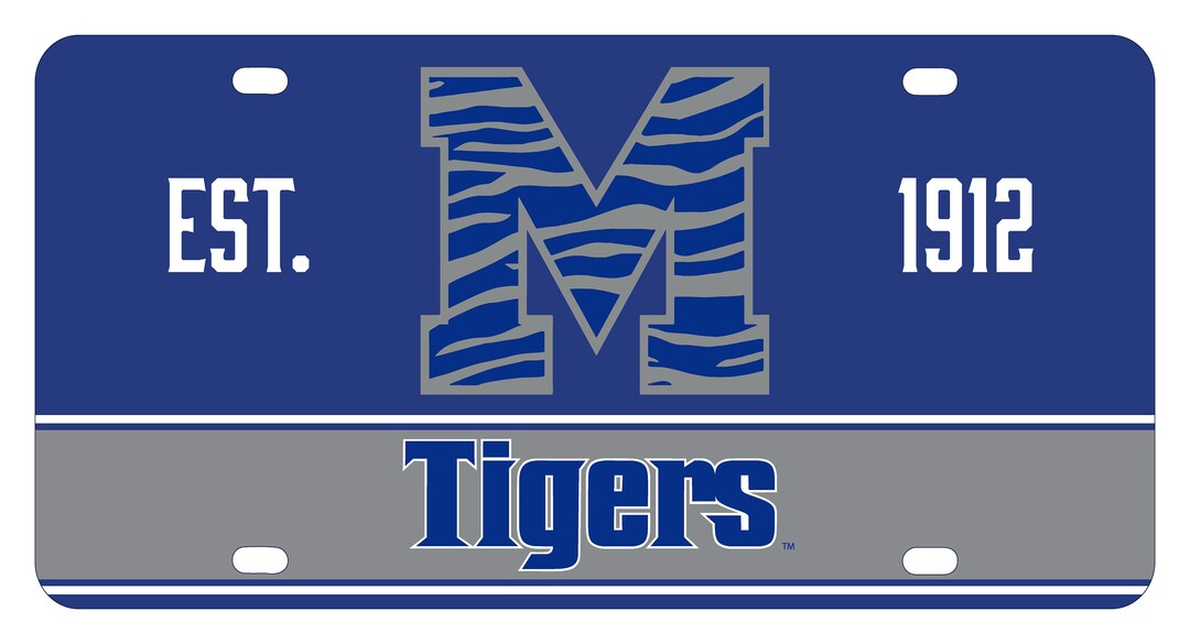 Memphis Tigers License Plate - Multiple Sizes Available - Etsy