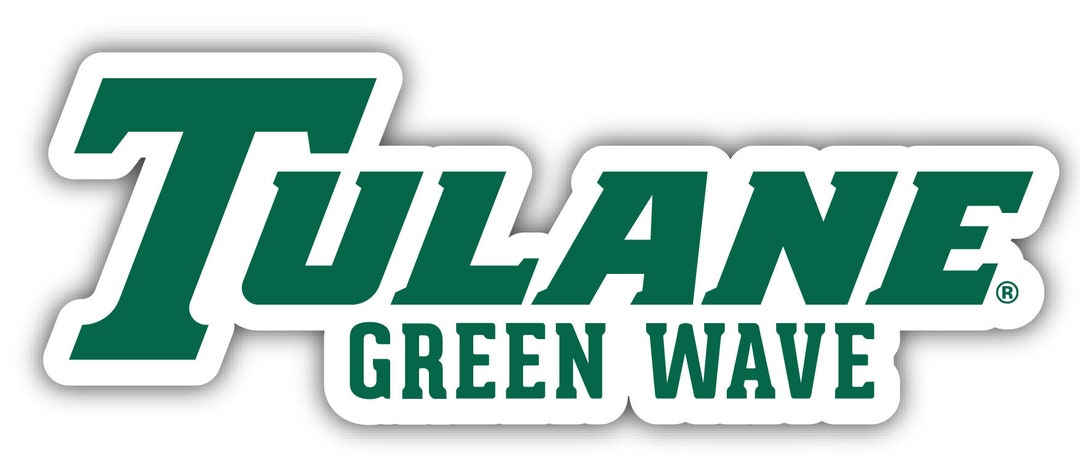 Tulane University Green Wave Officially Licensed Vinyl Sticker ...