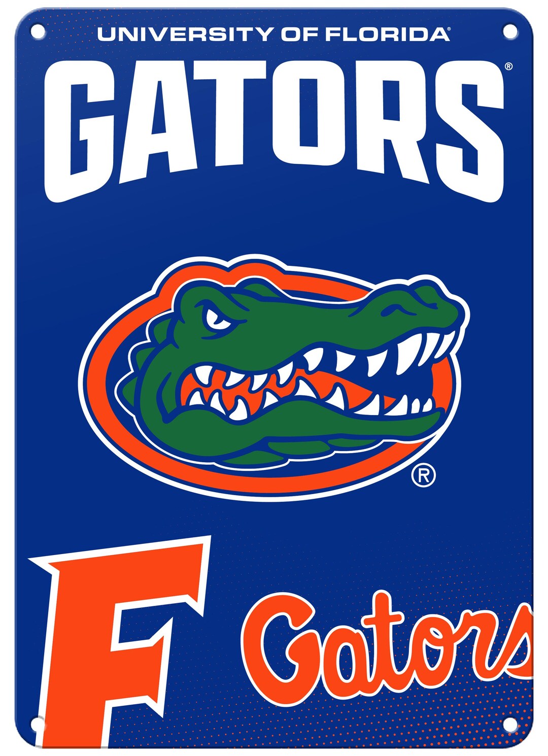 Florida Gators 7"x10" College Wall Decor Metal Sign – Officially ...