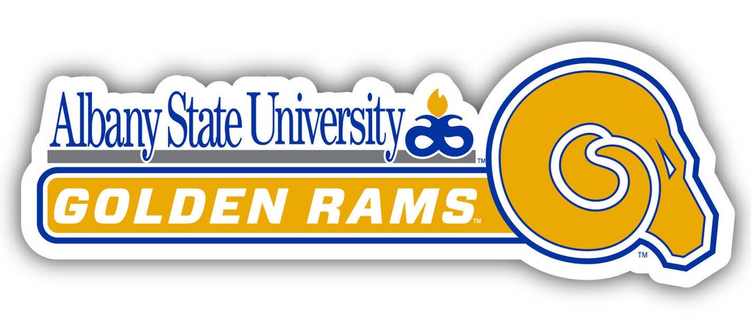 Albany State University 4 Inch Wide Colorful Vinyl Decal Sticker - Etsy