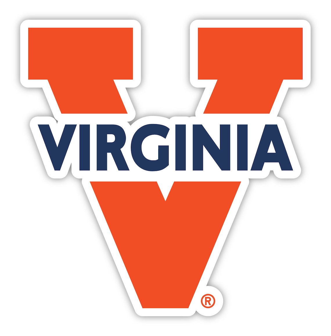 Virginia Cavaliers Vinyl Mascot Decal Sticker - Etsy