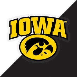 Iowa Hawkeyes Officially Licensed Vinyl Sticker With Choice of Backing ...