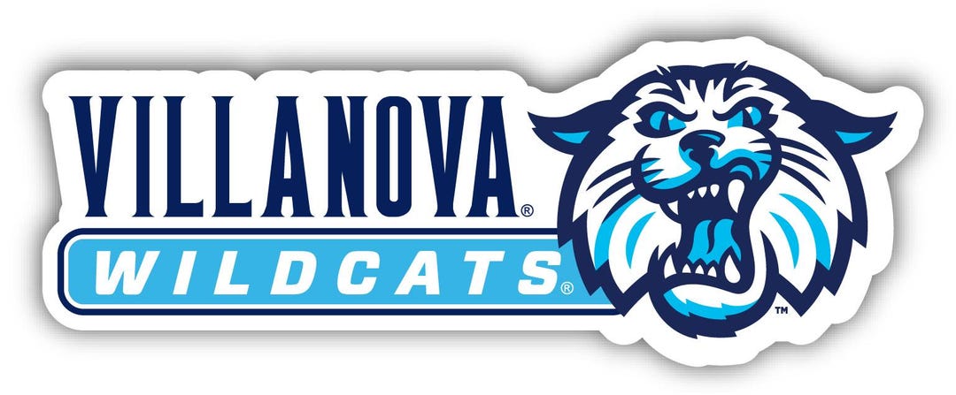 Villanova Wildcats 4 Inch Wide Colorful Vinyl Decal Sticker - Etsy