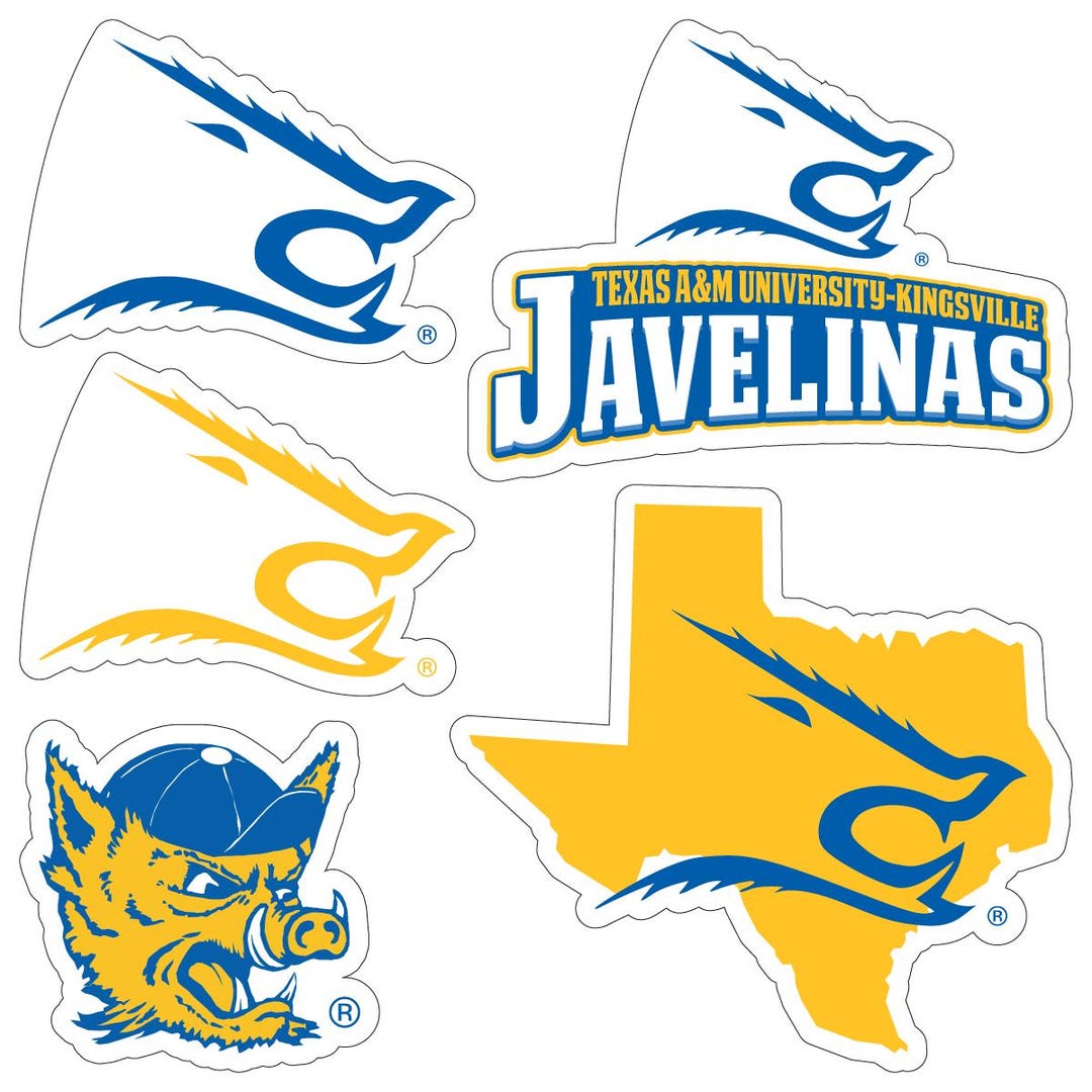Texas A&M Kingsville Javelinas Officially Licensed College Sticker ...
