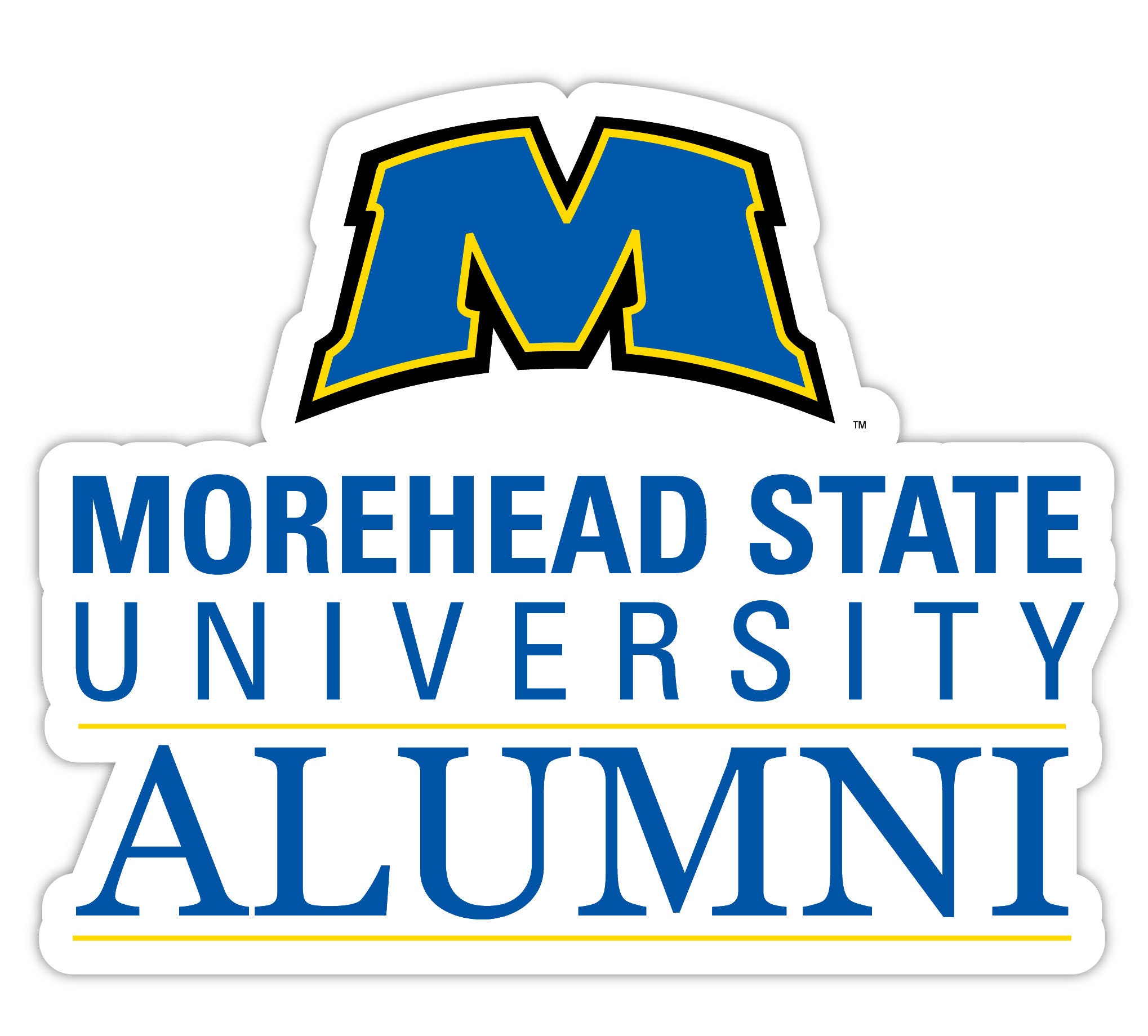 Morehead State University 4 pouces Laser Cut Alumni Autocollant de ...