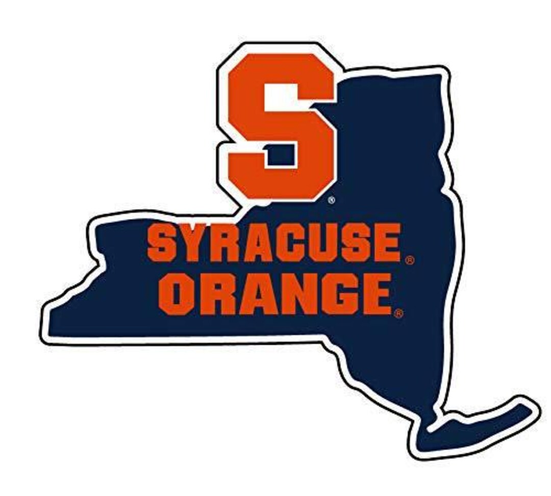Syracuse Orange 4 Inch State Shape - Sticker / Magnet Choice - Etsy