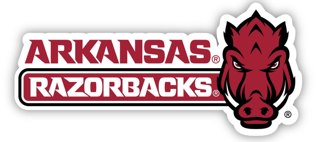 Arkansas Razorbacks 4 Inch Wide Colorful Vinyl Decal Sticker - Etsy