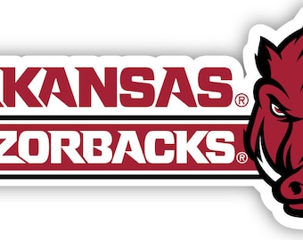 Arkansas Razorbacks 4 Premium Vinyl Decal Licensed NCAA - Etsy