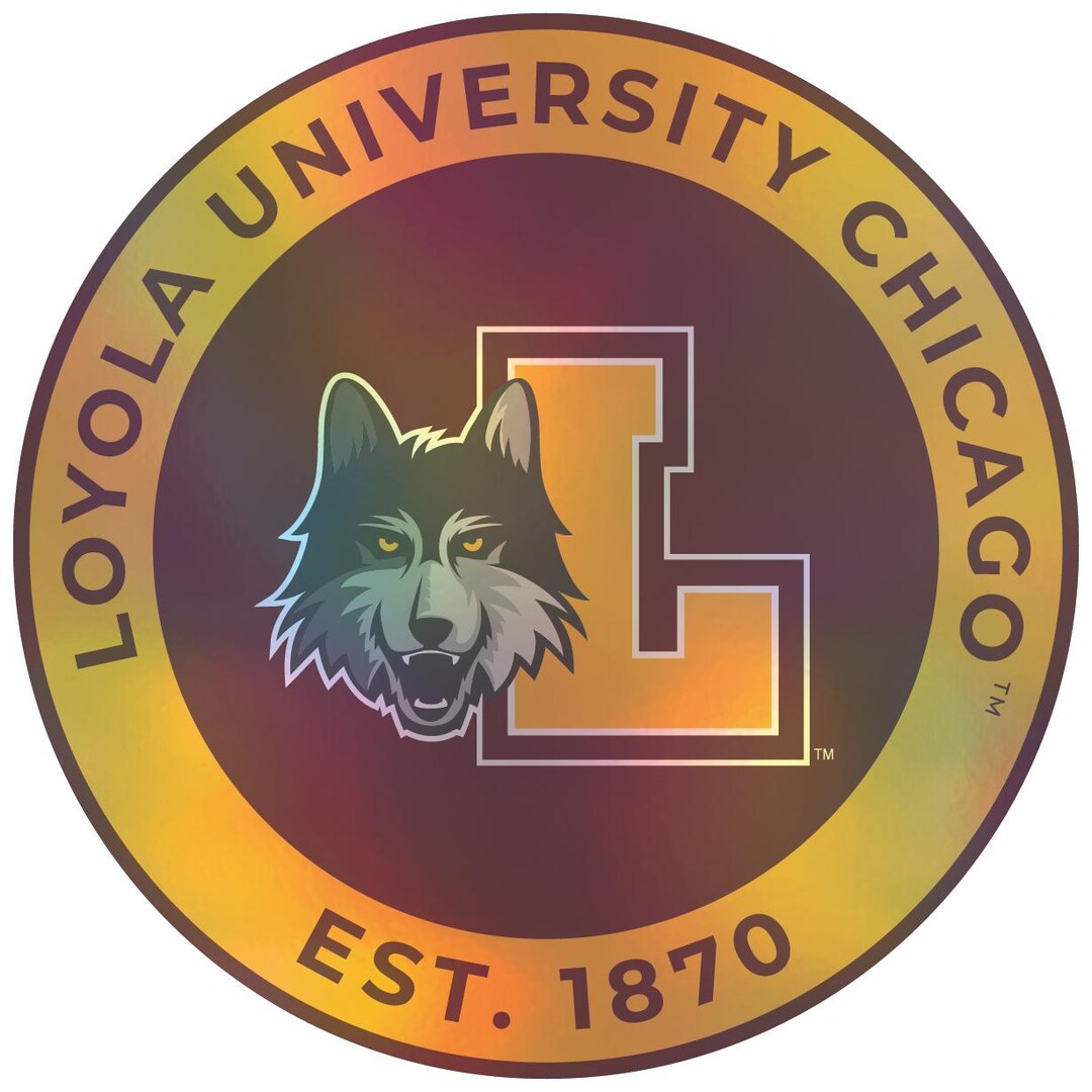 Loyola University Ramblers Holographic Vinyl Decal Sticker Officially ...
