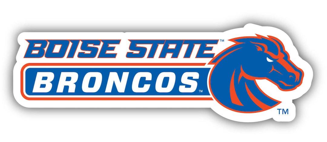 Boise State Broncos 4 Inch Wide Colorful Vinyl Decal Sticker - Etsy