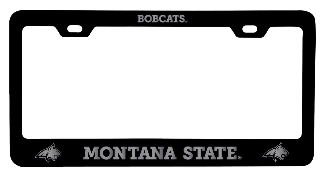 Montana State Bobcats Laser Engraved Metal License Plate Frame - Etsy