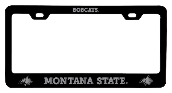 Montana State Bobcats Laser Engraved Metal License Plate Frame | Etsy