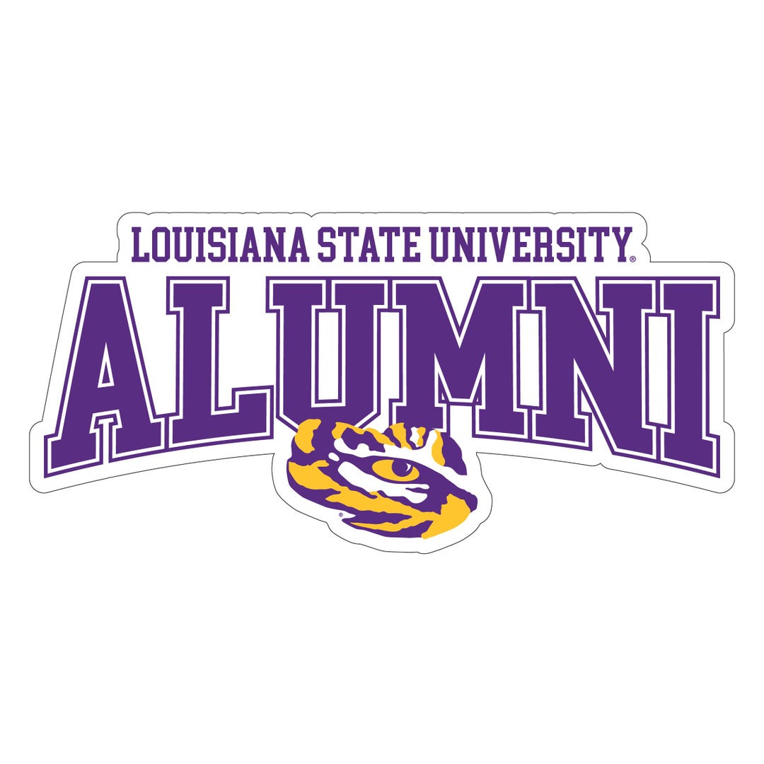 Lsu tigers Laser Cut Alumni Vinyl Sticker/magnet - Officially Licensed ...