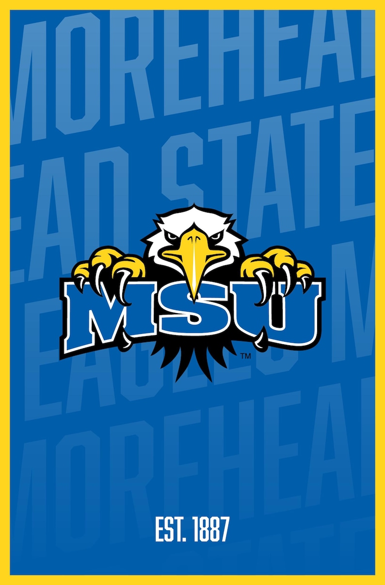 Morehead State University Officially Licensed College Poster – Gradient ...