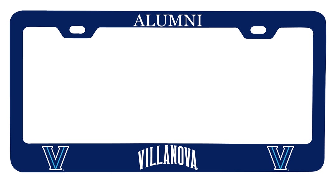 Villanova Wildcats College Alumni Metal License Plate Frame Officially ...