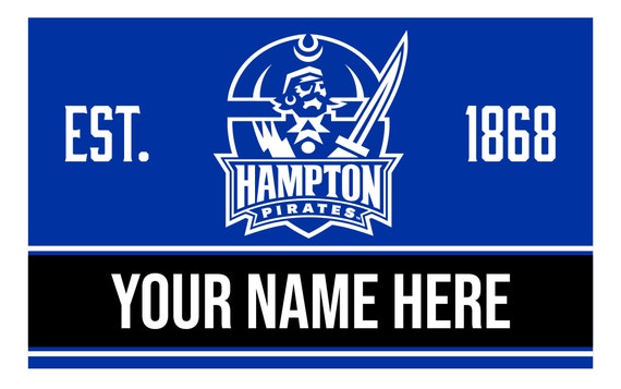 Personalized Customizable Hampton University Wood Sign With - Etsy