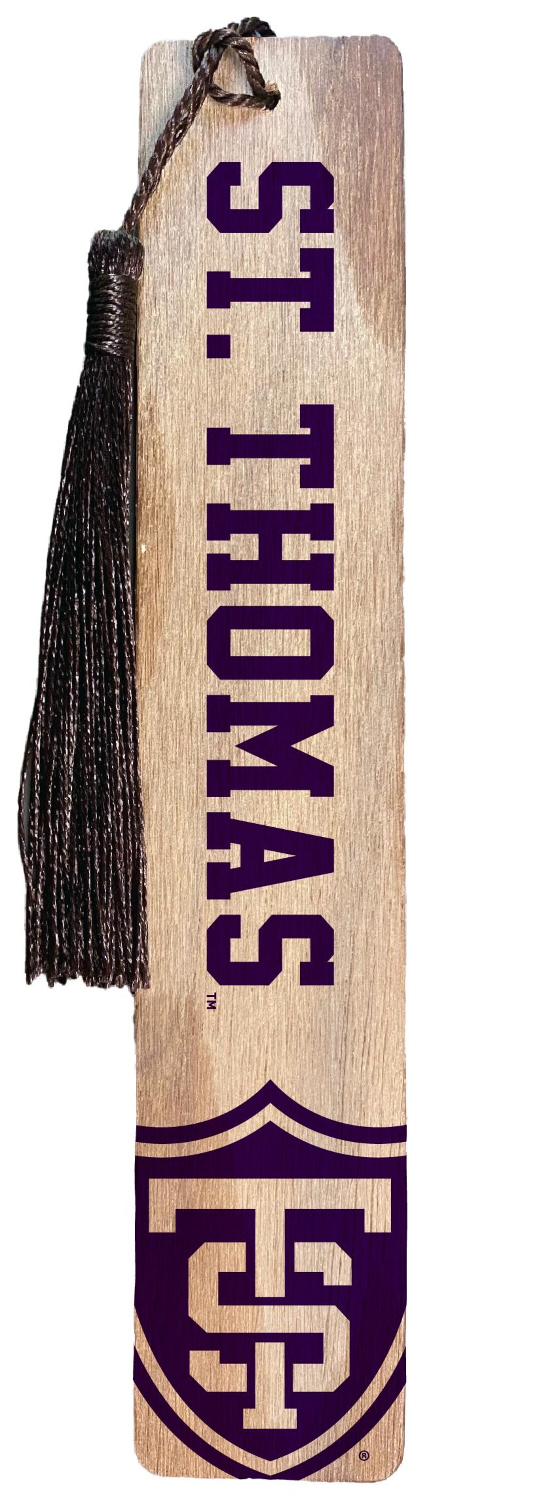 University of St. Thomas Officially Licensed Wooden Bookmark With ...