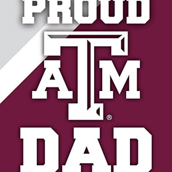 Texas A&m Dad Decal - Etsy