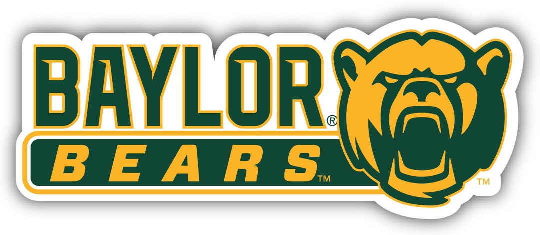 Baylor Bears 4 Inch Wide Colorful Vinyl Decal Sticker - Etsy