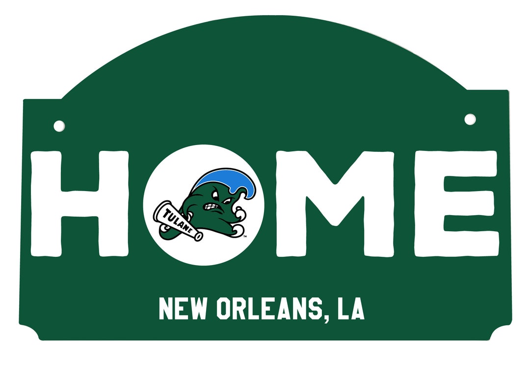 Tulane University Green Wave Wood Sign With String - Etsy