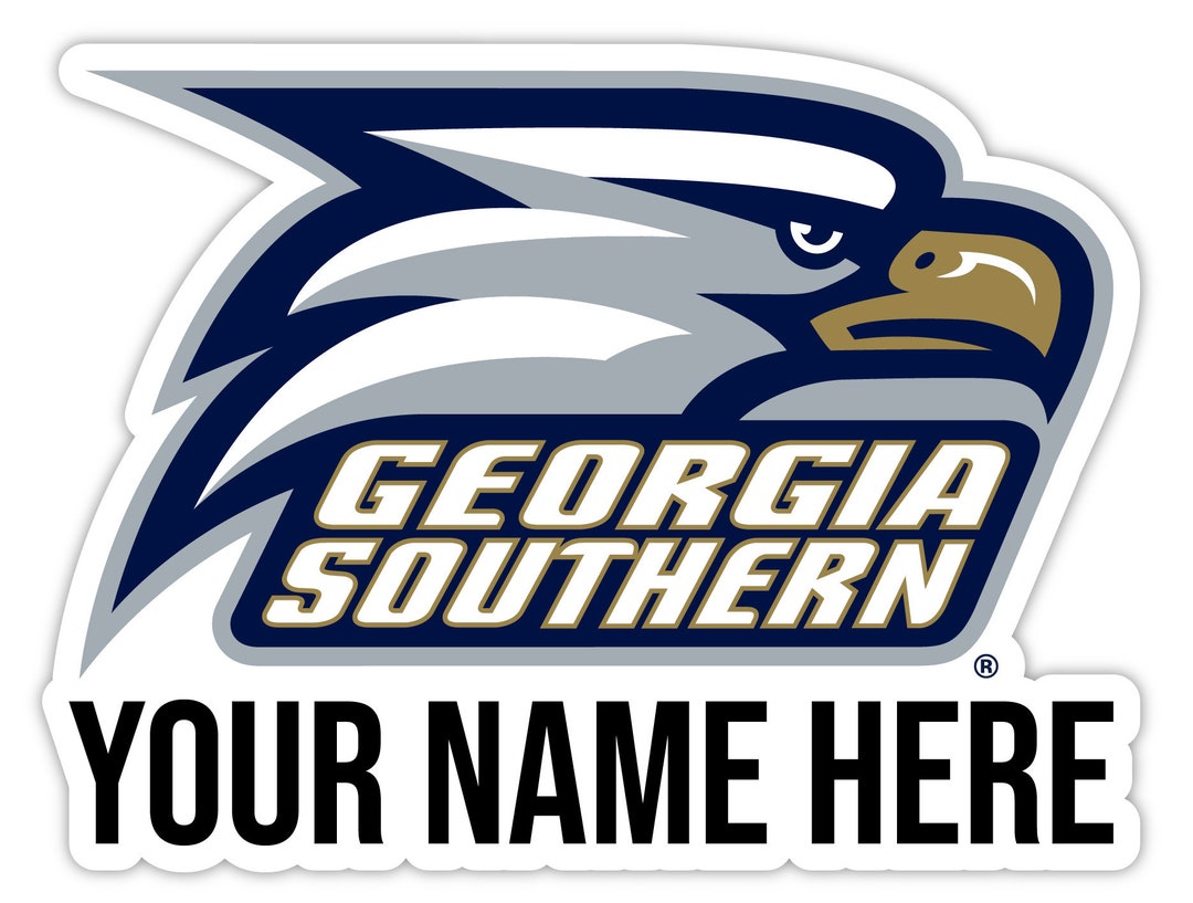 Georgia Southern Eagles Customizable Vinyl Sticker - Multiple Sizes ...